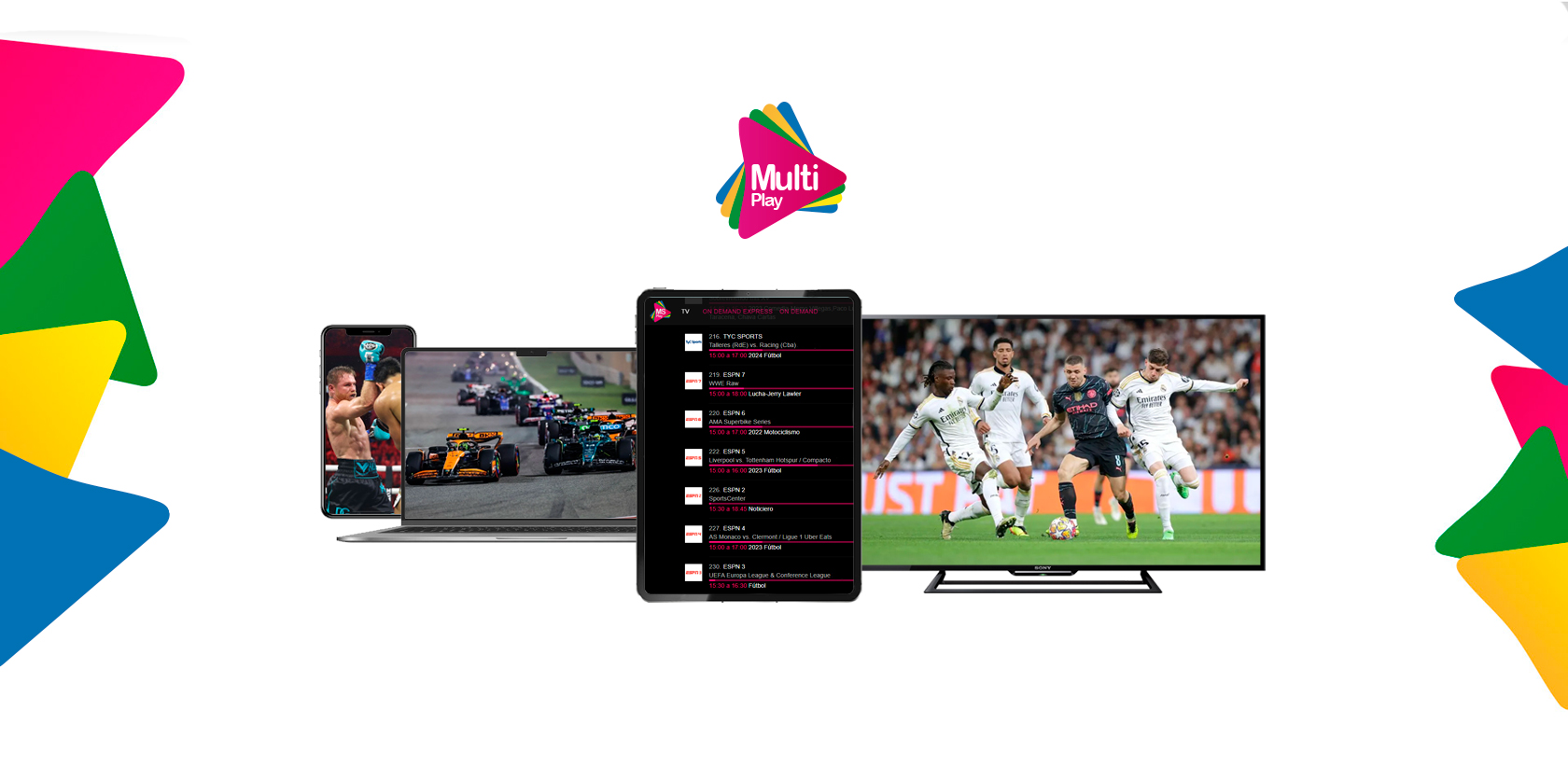 Multiseñal todo el fútbol, el deporte y el entretenimiento por mucho menos